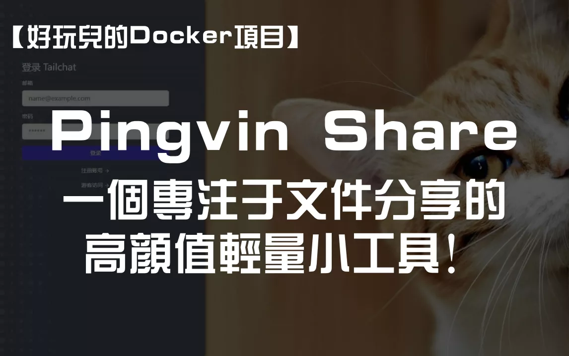 【好玩儿的Docker项目】Pingvin Share——一个专注于文件分享的高颜值轻量小工具！ | 爱玩实验室